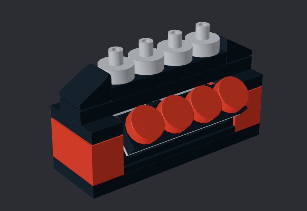 LEGO MOC tiny v8 engine by Snoopydoopy | Rebrickable - Build with LEGO