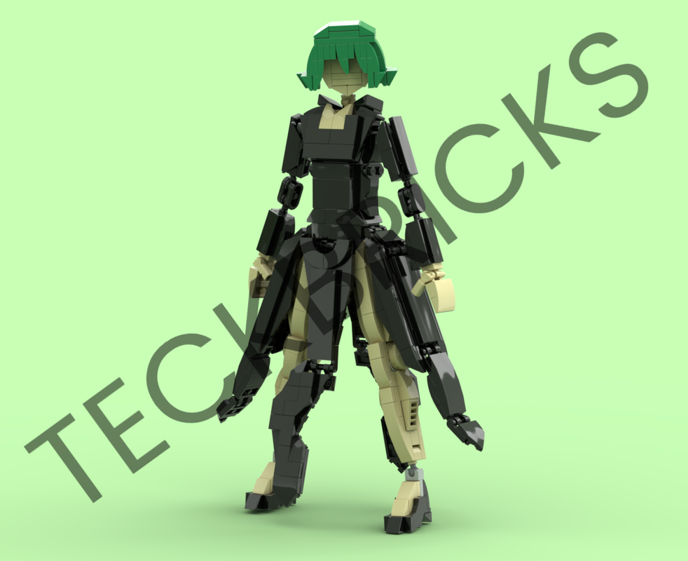 LEGO MOC Tatsumaki Big Scale(One Punch Man) by Teckbricks | Rebrickable ...
