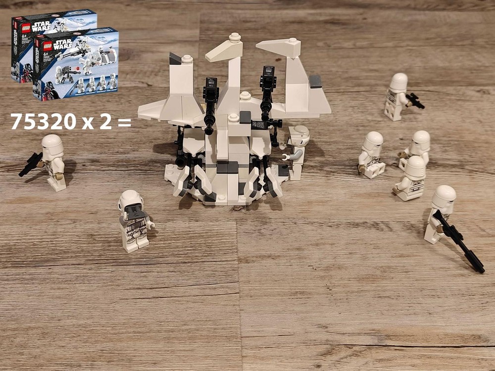LEGO MOC "Hoth Snowtrooper makeshift camp" / Alternate Build of 2 x ...