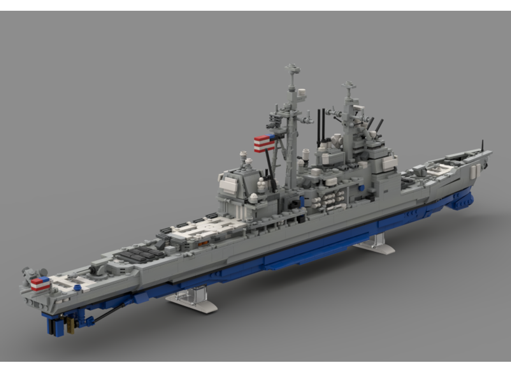 LEGO MOC Ticonderoga - CG-73 USS Port Royal by BasicBuilder23 | Rebrickable - Build with LEGO