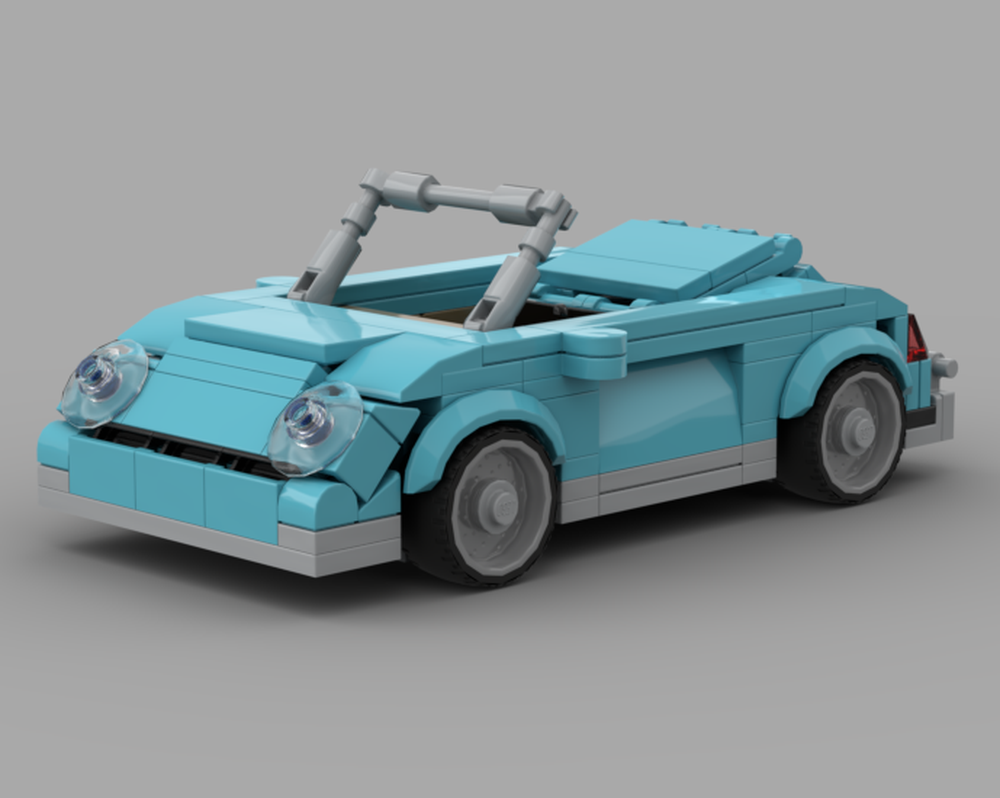 LEGO MOC Volkswagen Beetle Convertible (Bug) by Haydeez. | Rebrickable ...