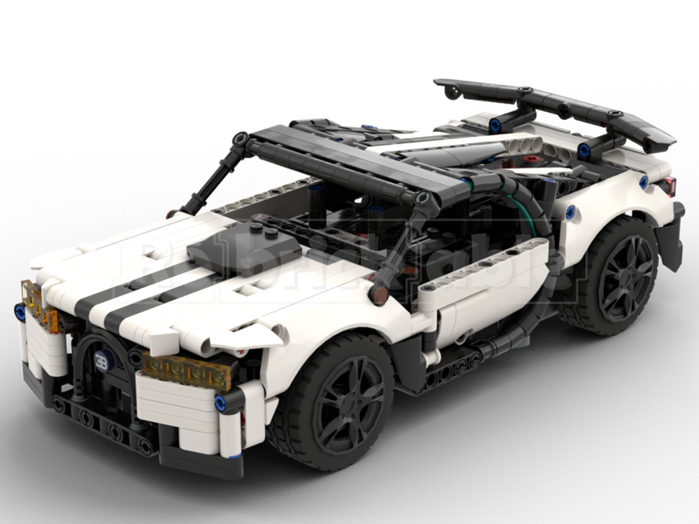 Lego Moc Bugatti Skyline Supercar Rc Custom Supercar By Technicrc