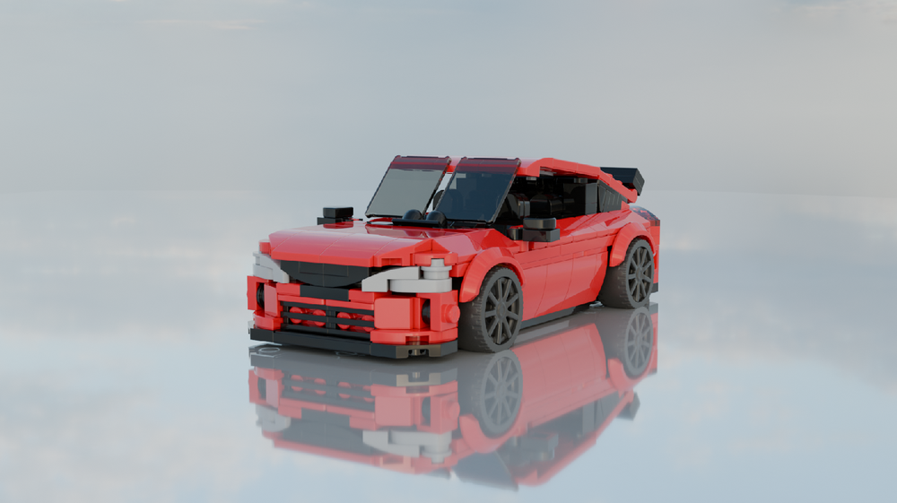 LEGO MOC Honda Civic Type R by Thecarmoccer | Rebrickable - Build with LEGO