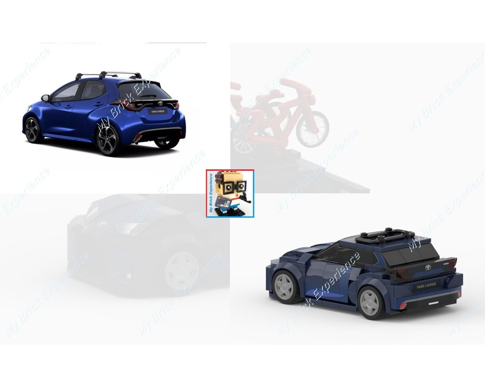 Lego Moc Toyota Yaris Lounge By Mybrickexperience Rebrickable Build