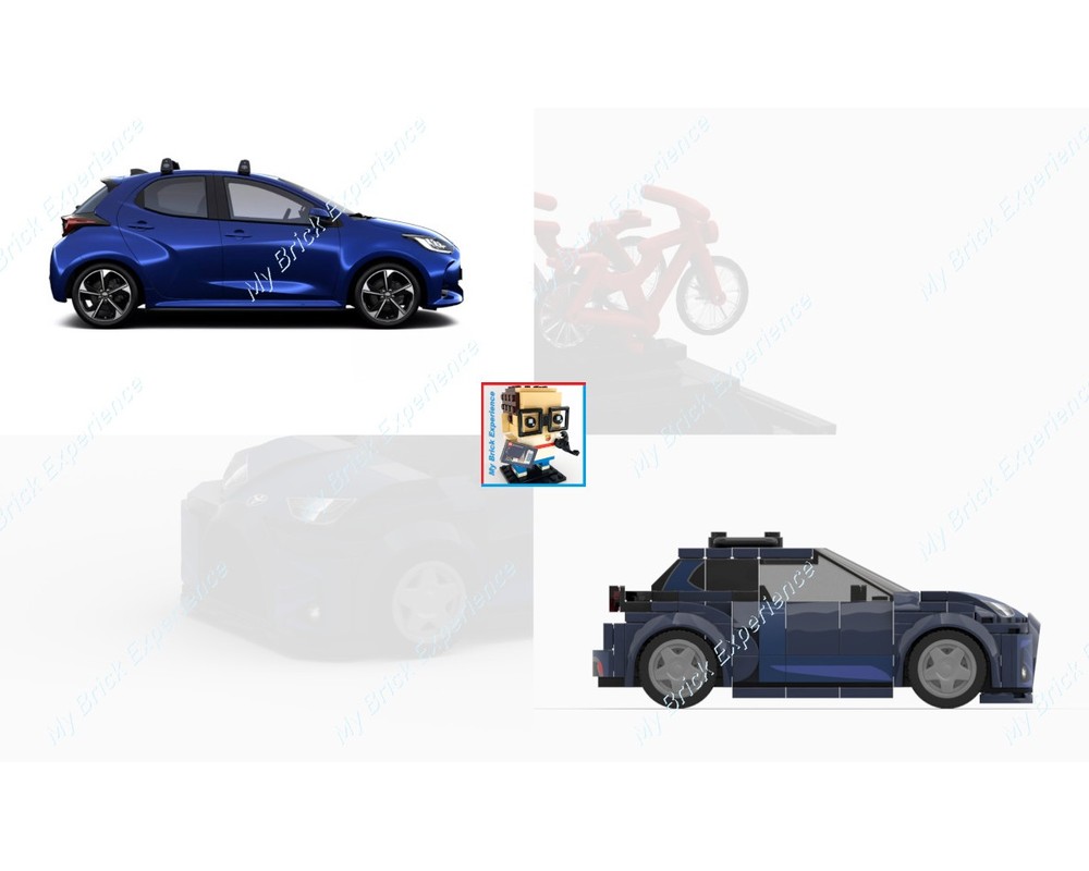 Lego Moc Toyota Yaris Lounge By Mybrickexperience Rebrickable Build