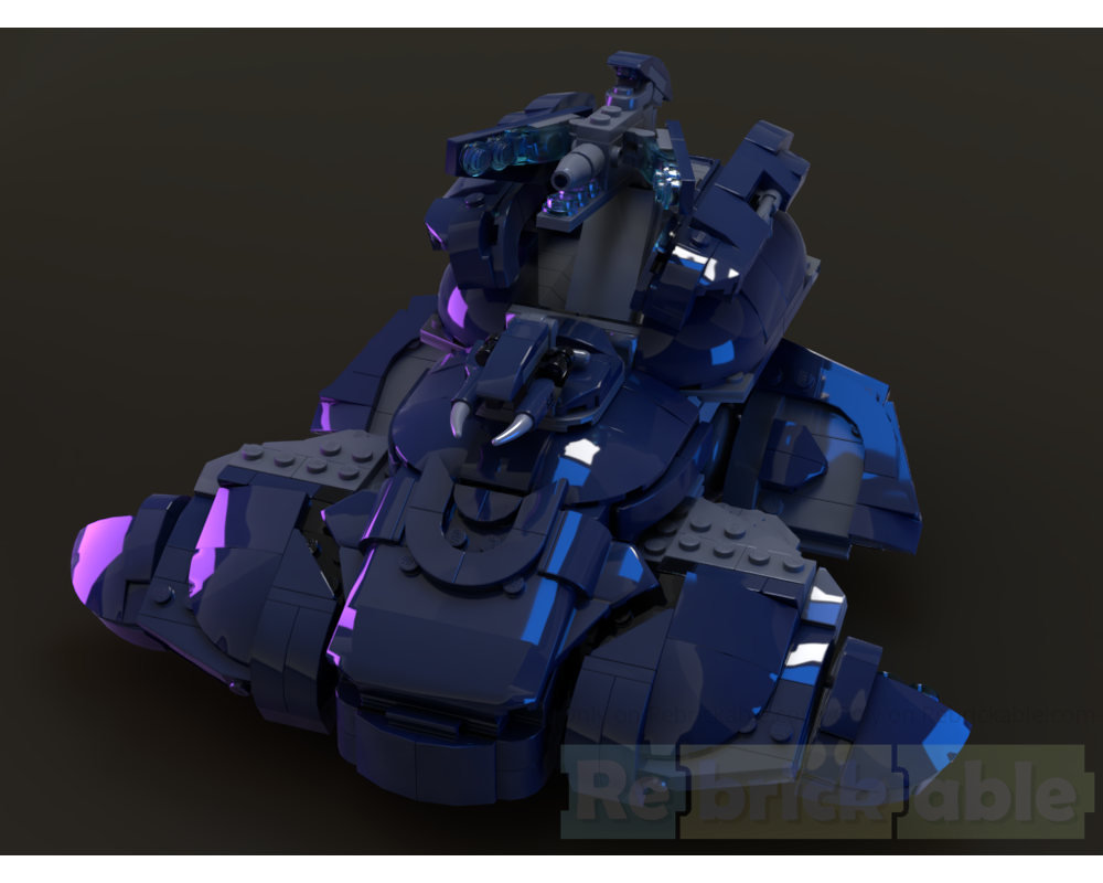 LEGO MOC-213286 T26 Zurdo-pattern 'Wraith' Mortar Tank (Halo) by ...