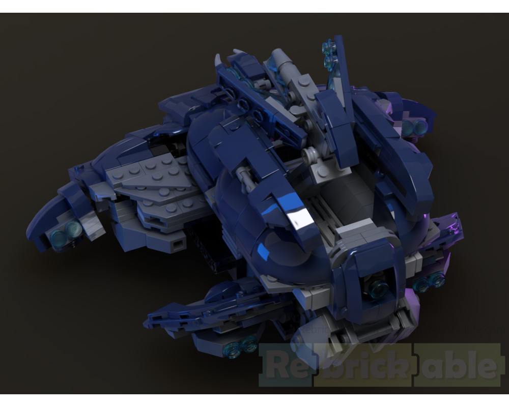LEGO MOC T26 Zurdo-pattern 'Wraith' Mortar Tank (Halo) by Builder Faber ...