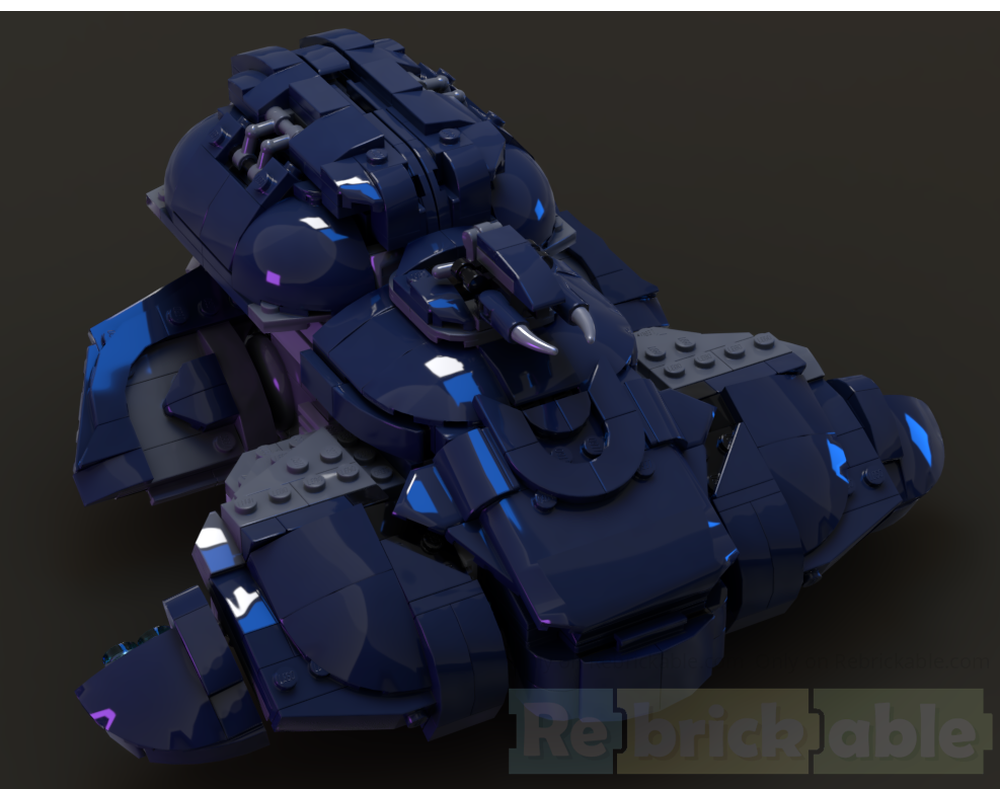 LEGO MOC-213286 T26 Zurdo-pattern 'Wraith' Mortar Tank (Halo) by ...