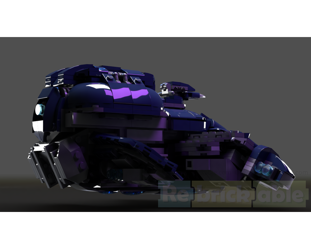 LEGO MOC-213286 T26 Zurdo-pattern 'Wraith' Mortar Tank (Halo) by ...