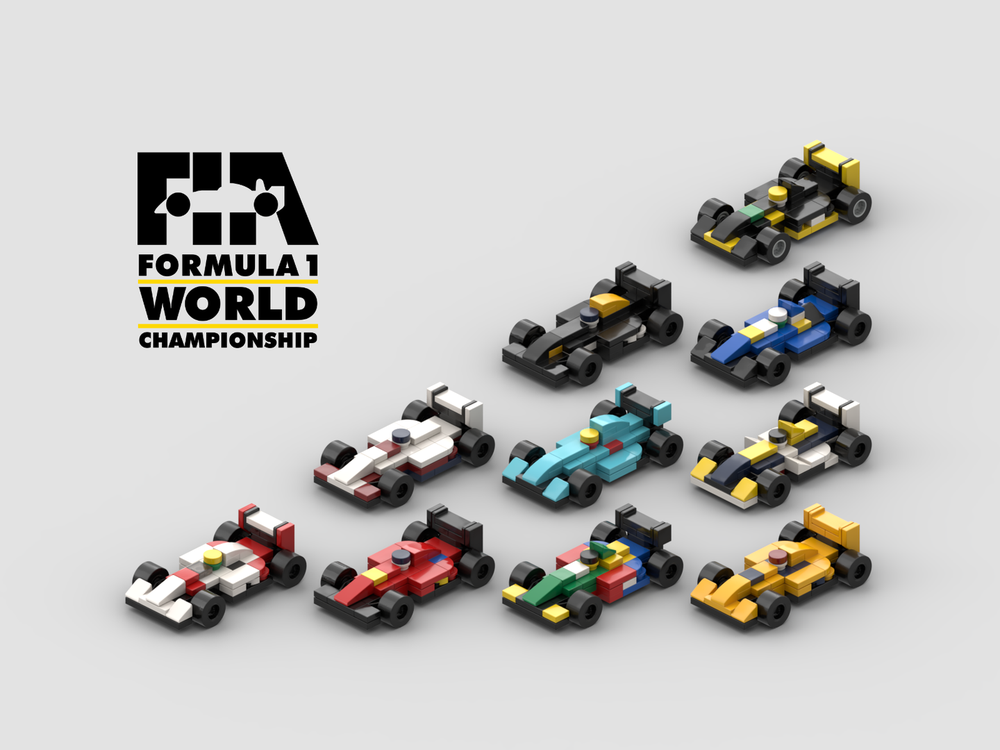 LEGO MOC F1 1988 Mini by TeeJayBaker | Rebrickable - Build with LEGO