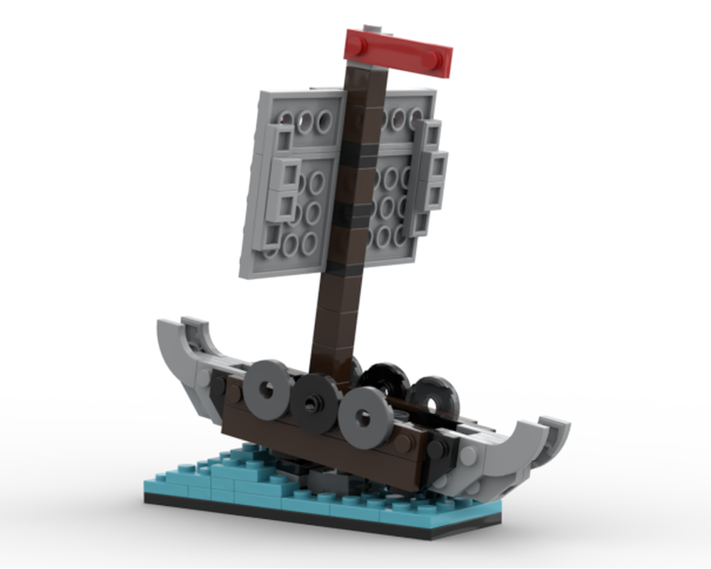 LEGO MOC-213314 Mini Viking Ship by b00k_w0rm | Rebrickable - Build ...