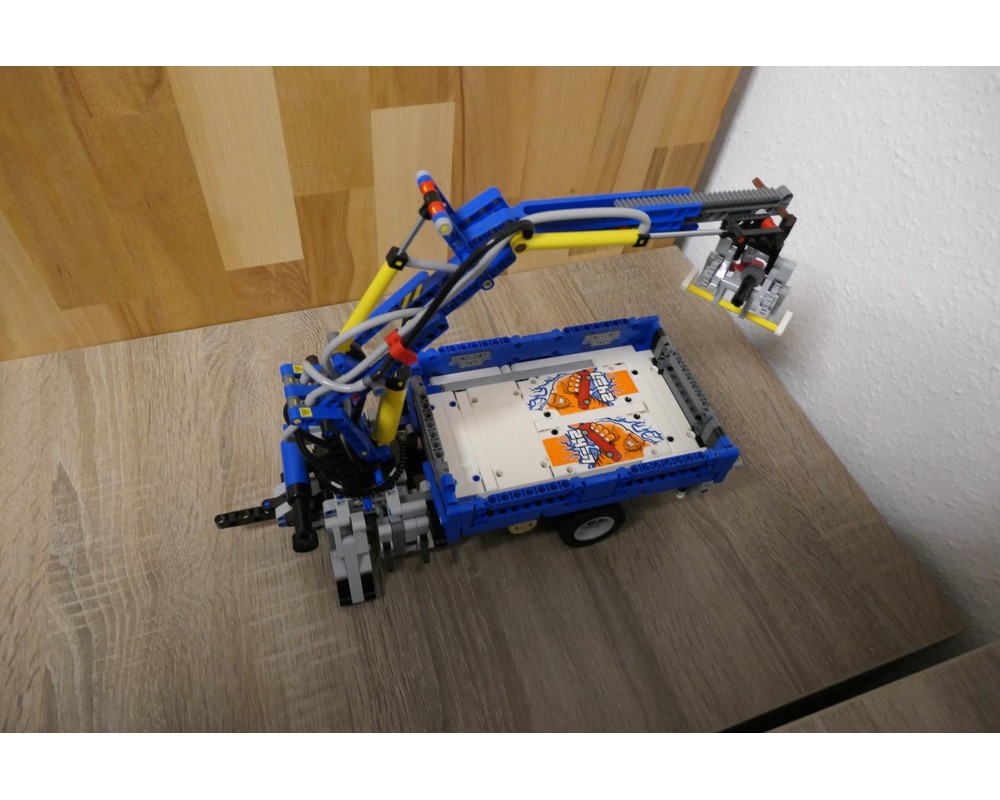 LEGO MOC 42128 Trailer with Crane by Larsagri | Rebrickable - Build with LEGO