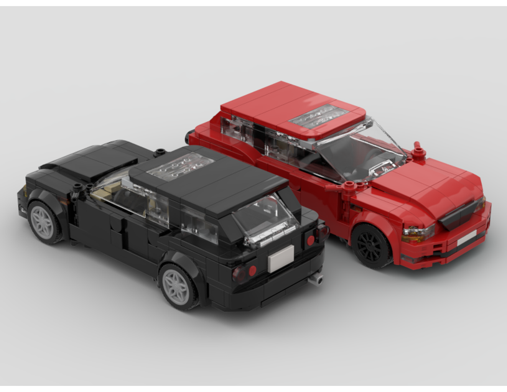 LEGO MOC Lexus IS300 Sportcross by BowTiedTurismo | Rebrickable - Build ...