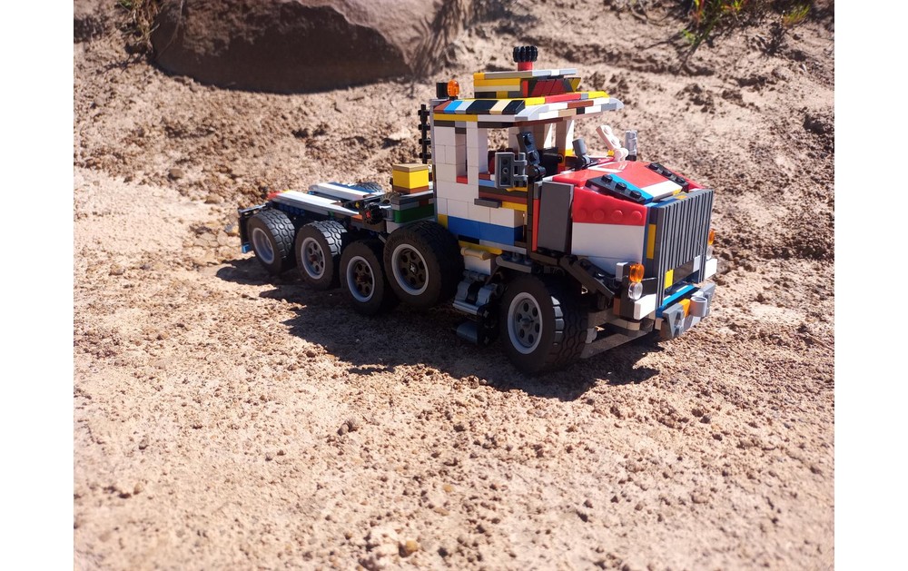 Lego Moc Derry Longhorn 4520 Oshkosh M1070 Het By Technicmodlr