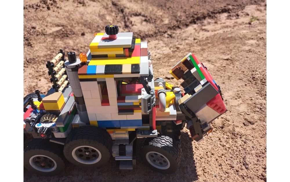 Lego Moc Derry Longhorn 4520 Oshkosh M1070 Het By Technicmodlr
