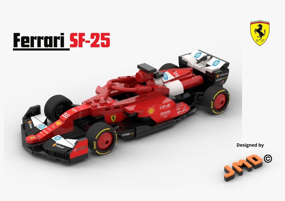 LEGO MOC LEGO SF-25 Formula 1 car by Jumbalani_Moc_Designer ...