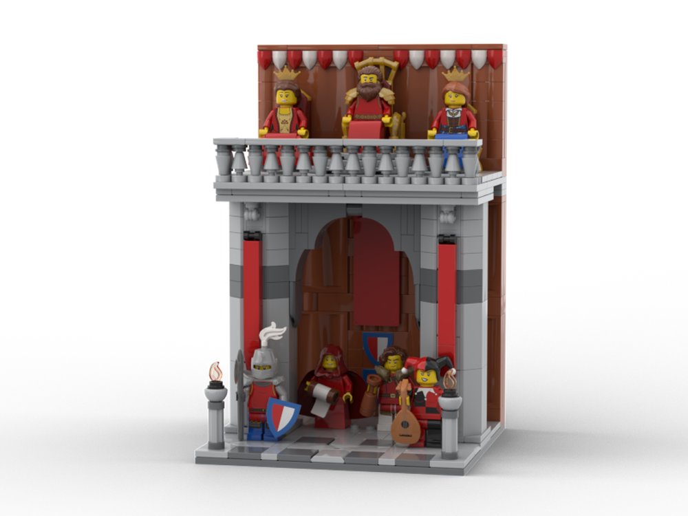 LEGO MOC Throne Room Diorama by maxxev | Rebrickable - Build with LEGO