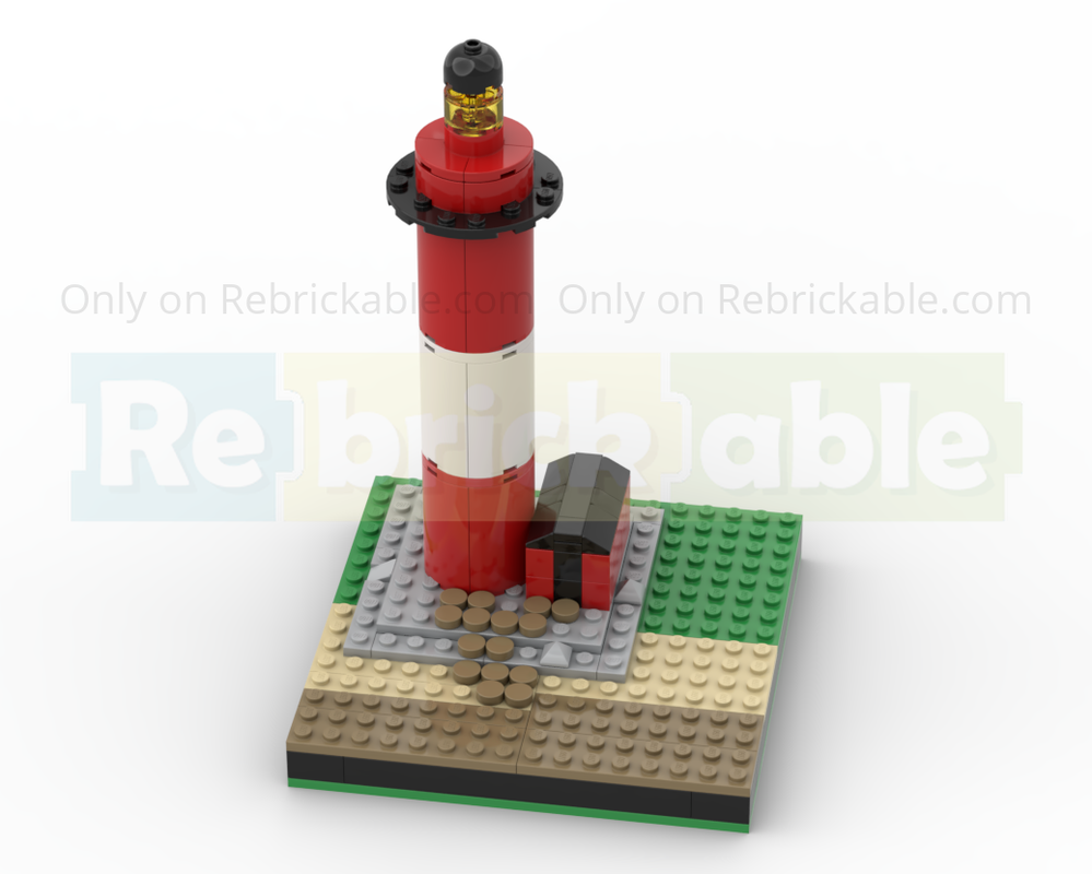 LEGO MOC Mini Lighthouse by MB MocWorks | Rebrickable - Build with LEGO