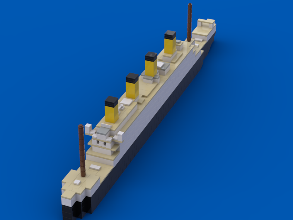 LEGO MOC RMS Titanic by TerminatorFan1984 | Rebrickable - Build with LEGO
