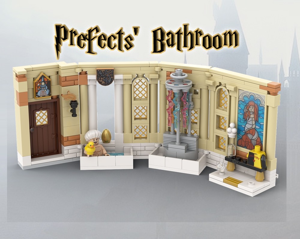 LEGO MOC Prefects' Bathroom (compatible with 2024 castle) by ...