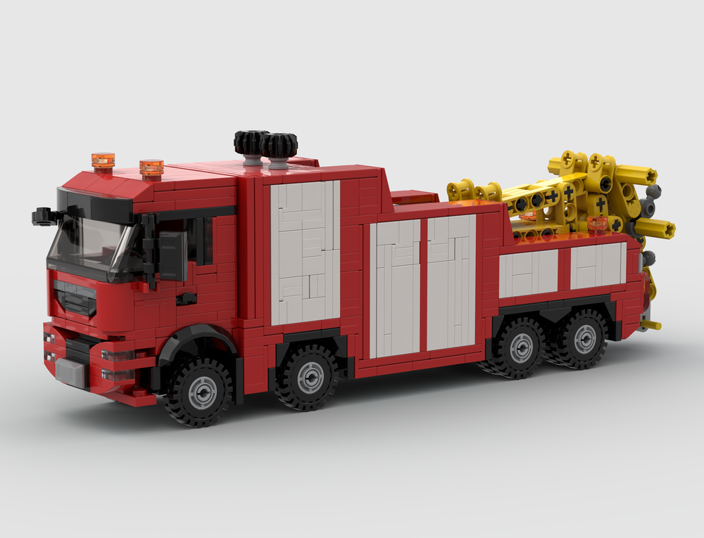 LEGO MOC MAN TGX 4-achsiger Tow Truck mit zwei Seilwinden by Truck3er ...