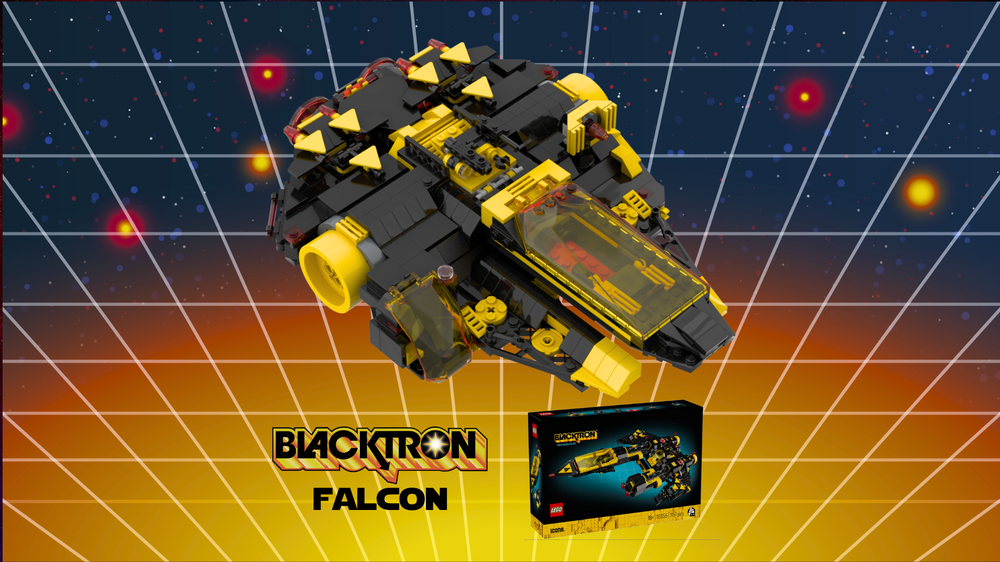 LEGO MOC Blacktron Falcon - 10355 Alternative build by zsoltom ...
