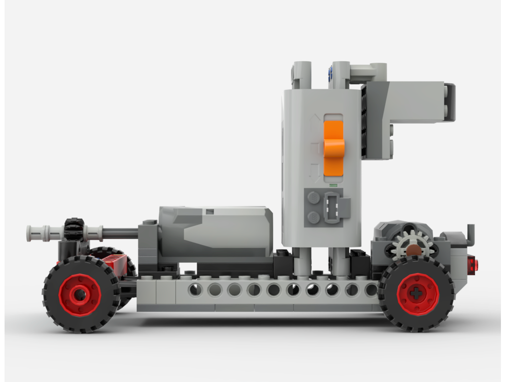 LEGO MOC Simple RC Car - Steering With Gear Rack V1.0 by Agilinzzz ...