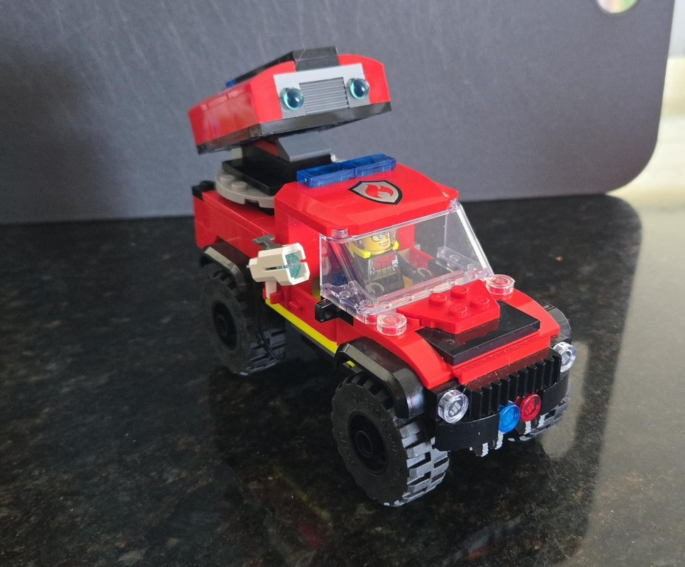 LEGO MOC-213471 Modified 4x4 Fire Truck with Extinguisher by ...