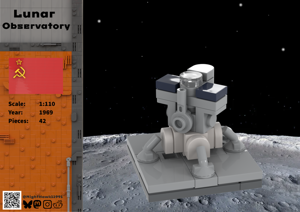 LEGO MOC E-8 Based Lunar Observatory (1:110) by NightHawk11991 ...