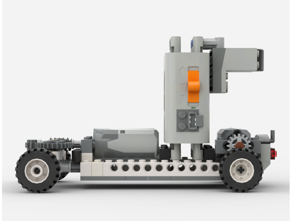 LEGO MOC-213482 Simple RC Car - Steering With Gear Worm Screw V1.0 by ...