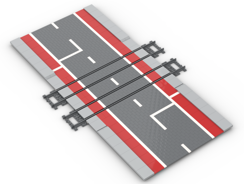 LEGO MOC Tile built railway crossing - Dutch style by GTerBricks ...