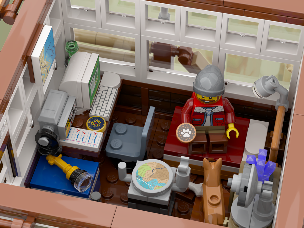 LEGO MOC Fire Lookout Tower by DistractedBuilder | Rebrickable - Build ...