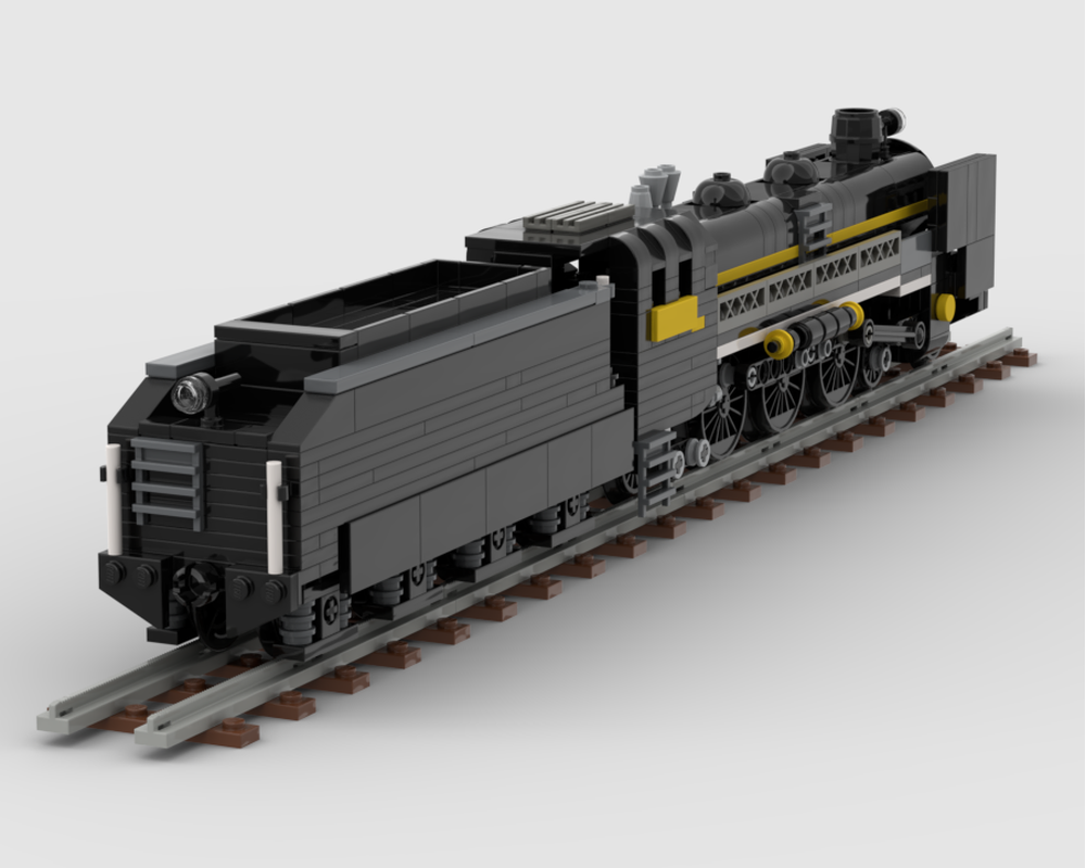 LEGO MOC-213497 Japanese national railways C51 steam locomotive by ...