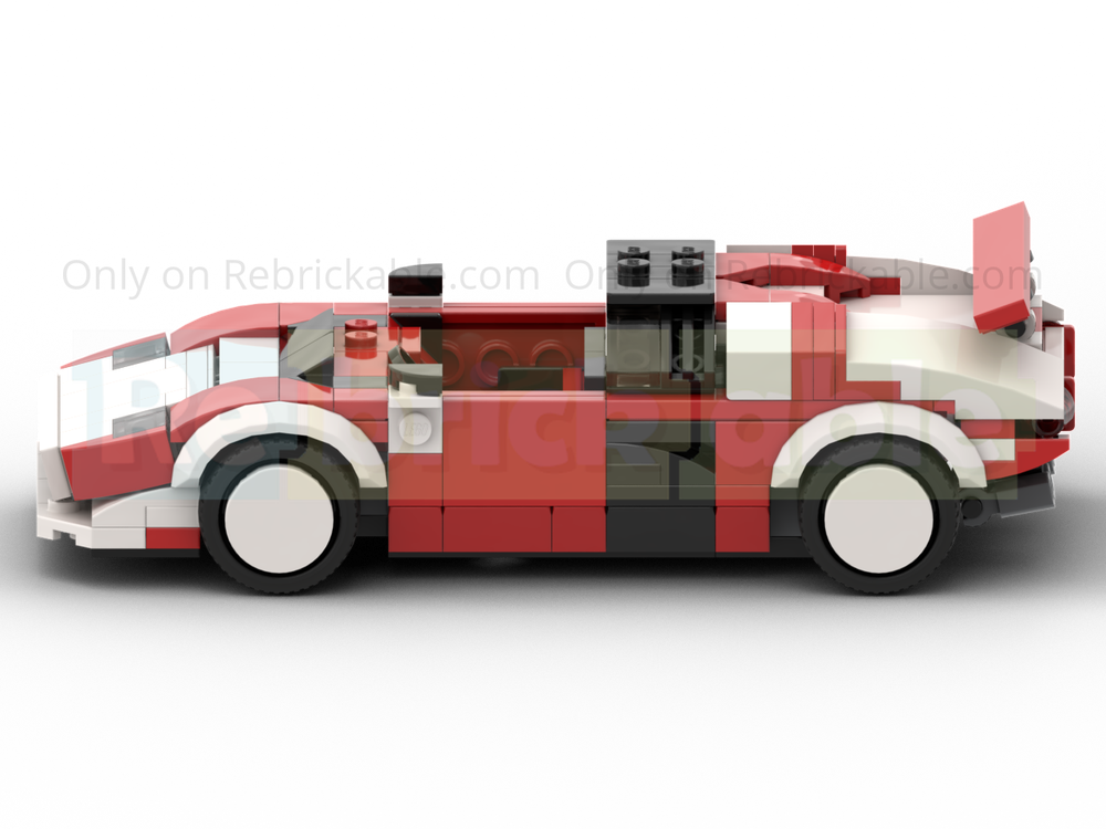 LEGO MOC Santa's Lambo Countach by OrHellPlaBricks | Rebrickable ...