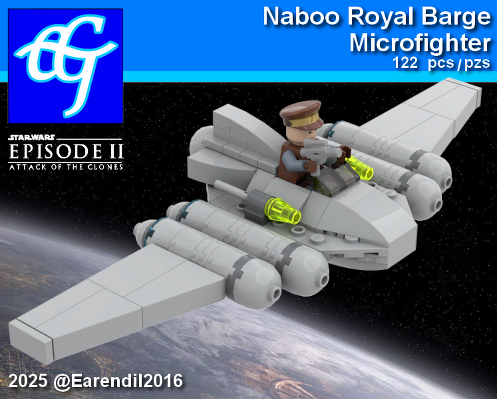 LEGO MOC Royal Barge Microfighter by Earendil2016 | Rebrickable - Build ...