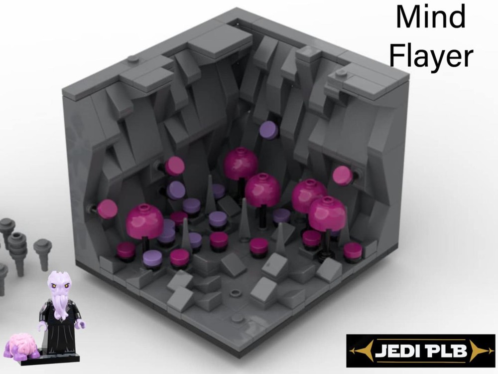 LEGO MOC Dungeons And Dragons Mind Flayer Display by Jedi Plb ...
