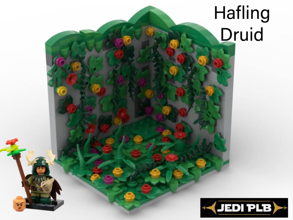 LEGO MOC Dungeons And Dragons Hafling Druid Display by Jedi Plb ...