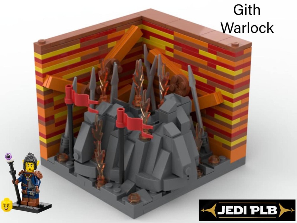 LEGO MOC Dungeons And Dragons Gith Warlock Display by Jedi Plb ...