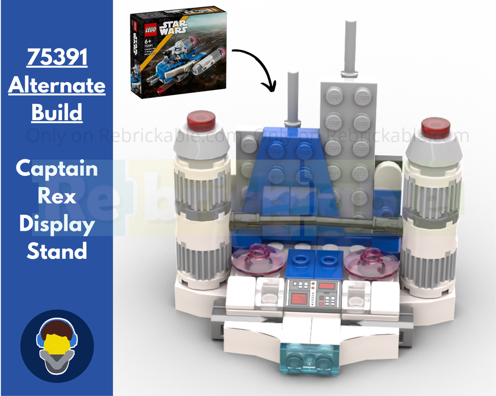 LEGO MOC-213558 Captain Rex Display Stand - 75391 Alternate Build by ...