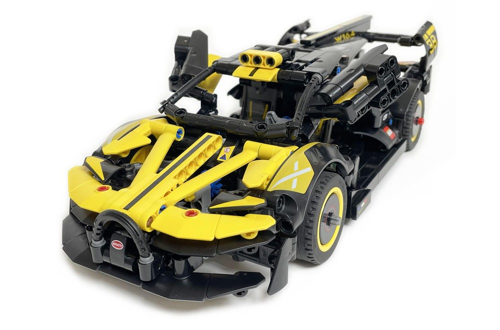 Lego Moc 42151 Bugatti Bolide Rc Mod For Powered Up Mortors By Otrans