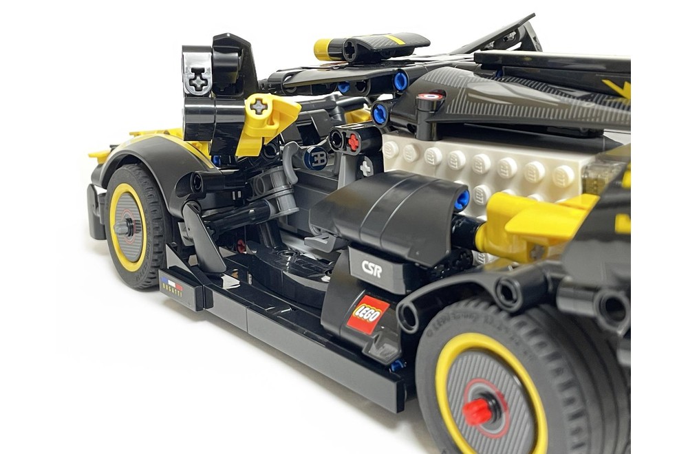 Lego Moc 42151 Bugatti Bolide Rc Mod For Powered Up Mortors By Otrans
