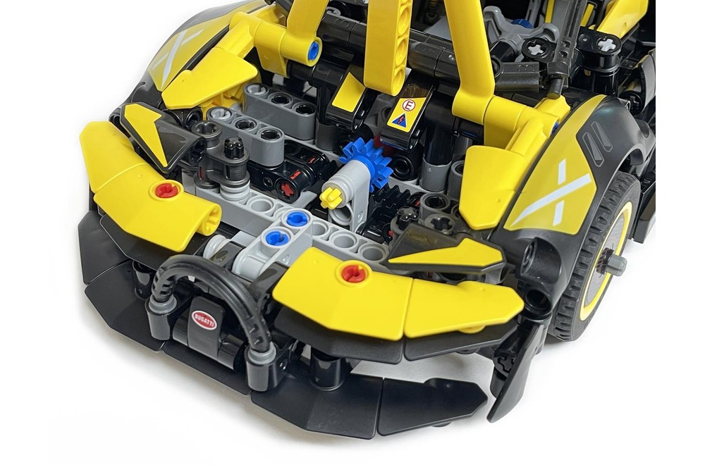 Lego Moc 42151 Bugatti Bolide Rc Mod For Powered Up Mortors By Otrans