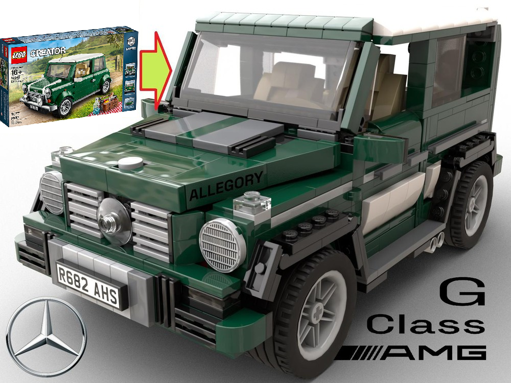 LEGO MOC Mercedes G wagon g63 - Alternate Build of Mini Cooper 10242-2 ...