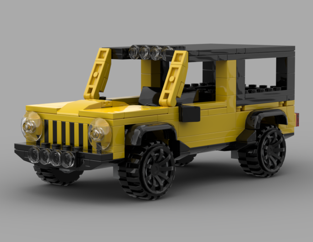 LEGO MOC Jeep Wrangler Rubicon by Haydeez. | Rebrickable - Build with LEGO