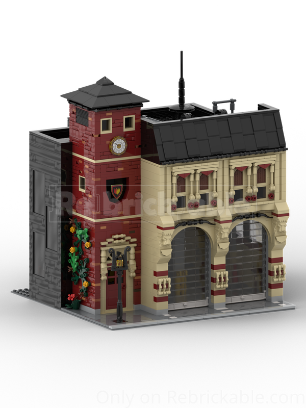 LEGO MOC-213572 Feuerwache / Fire Station by Stein.Meister ...