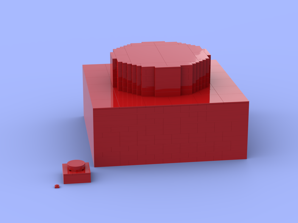 LEGO MOC 36:1 1x1 Plate by PizzaNinja | Rebrickable - Build with LEGO