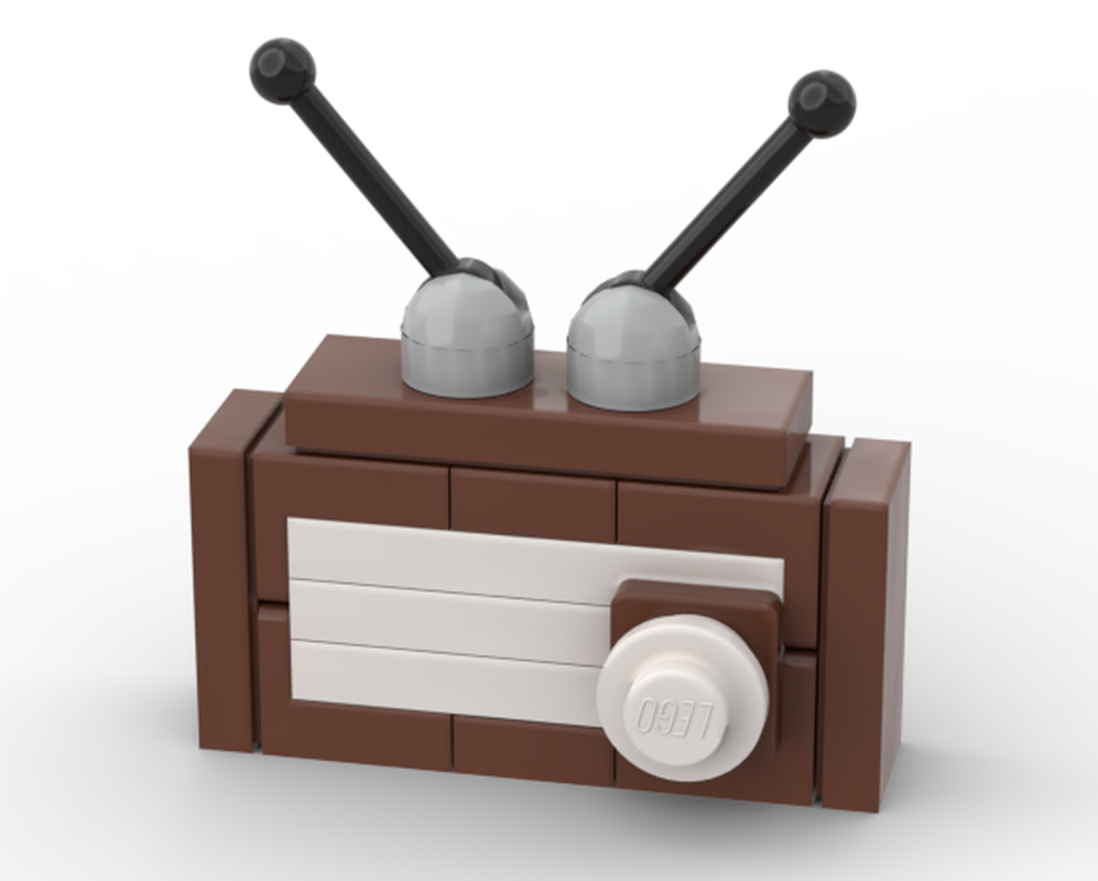 LEGO MOC Vintage Radio by ORBcreations | Rebrickable - Build with LEGO