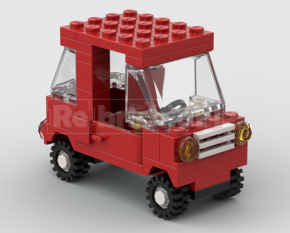 LEGO MOC #4 Classic Car (small) by A.i.X.63 | Rebrickable - Build with LEGO