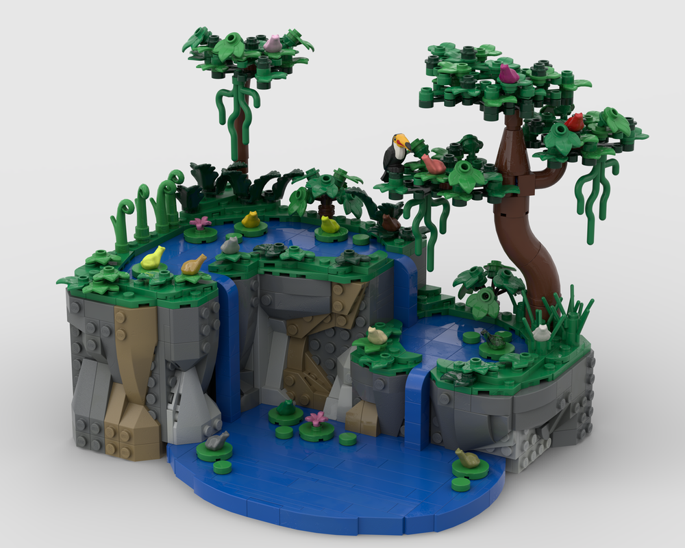LEGO MOC Frog Bog by Rovivruselos | Rebrickable - Build with LEGO