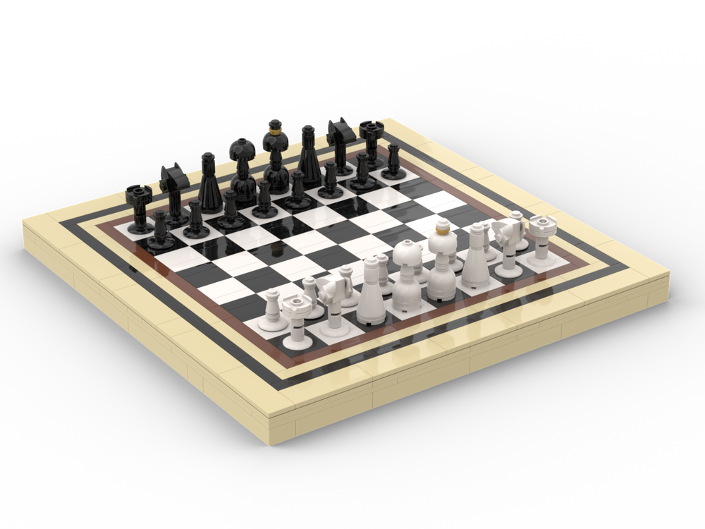 LEGO MOC Chess board game by emixam2 | Rebrickable - Build with LEGO